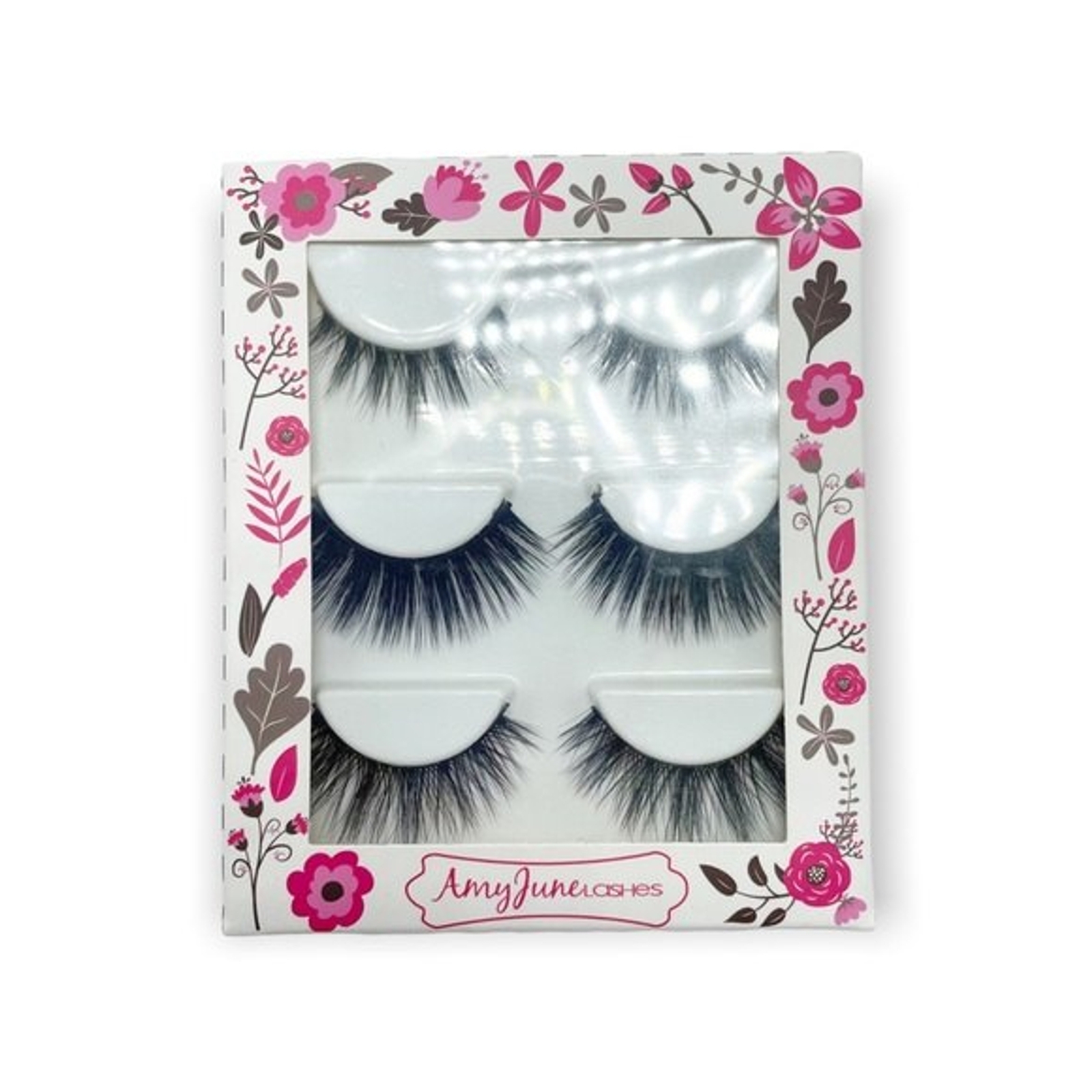 NIB Amy June 3-D Silk False Eyelashes Trio Lizzy Athena & Avery | eBay