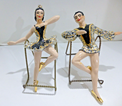Vintage Ceramic Arts Studio Ballet Dancer Greg & Grace Ballerina Wall ...