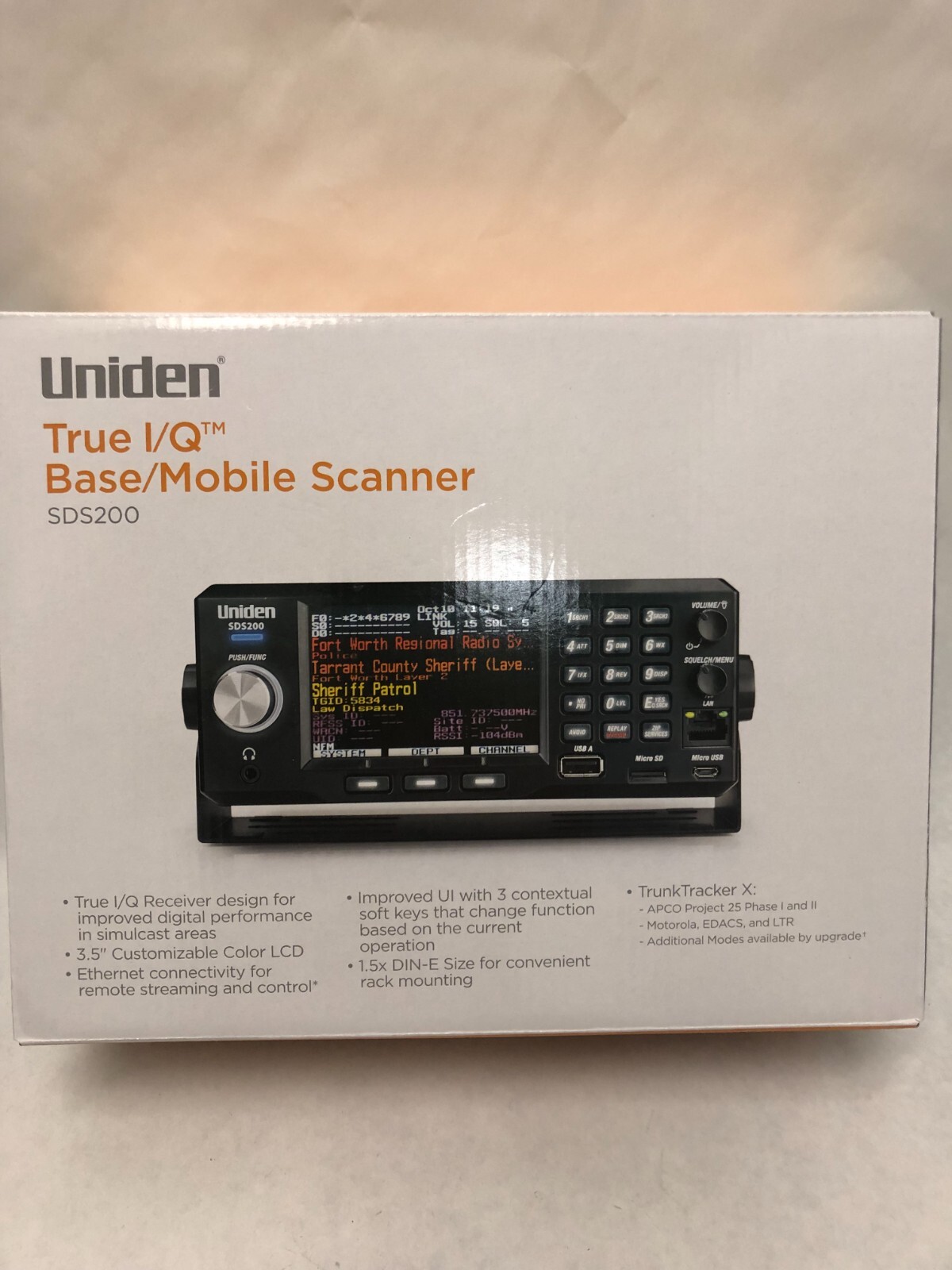 Uniden SDS200 Digital Police Scanner True I/Q for sale online | eBay