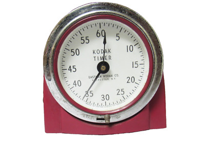 Vintage Red Mid Century Eastman Kodak Co. Darkroom Photo Developer ...