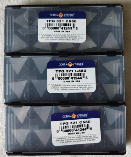TPG 321 | USA | QTY: 30 | CARBIDE TURNING INSERTS | eBay