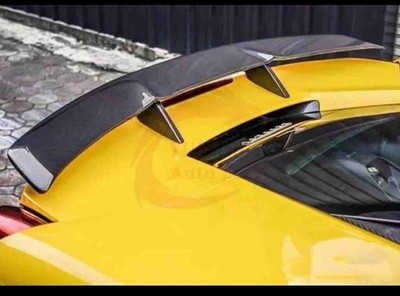 Real Carbon Fiber Rear Trunk Spoiler Wing For Ferrari 488 GTB Spider GT ...
