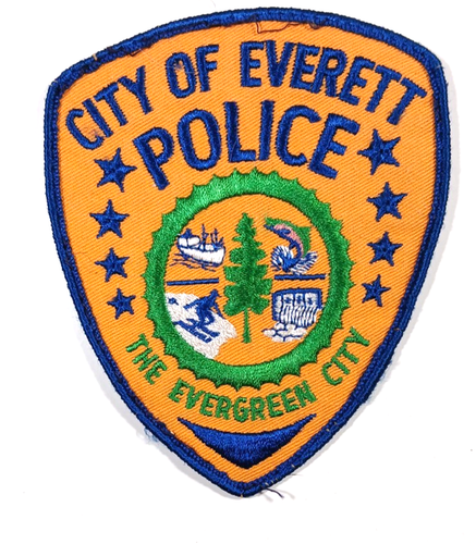 obsolete collectible patch City of Everett Police Department Uniform ...