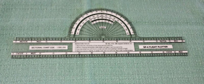 Aviation Navigation Plotter Sp-4 Flight Plotter WAC Chart side ...