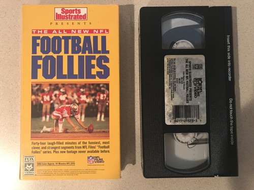 Sports Illustrated The All New NFL Football Follies (VHS, 1986 ...