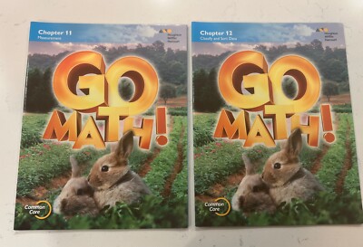 Go Math! Grade 1 Student Workbooks Volumes 11 & 12 (2015) Unused ...