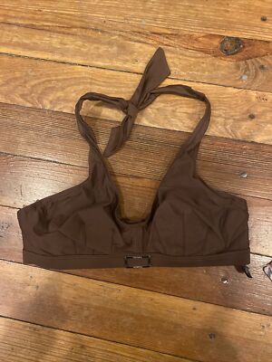 BNWT Panache Swim Illusion Halter Bikini in Mocha size 32F UK #SW0200 ...
