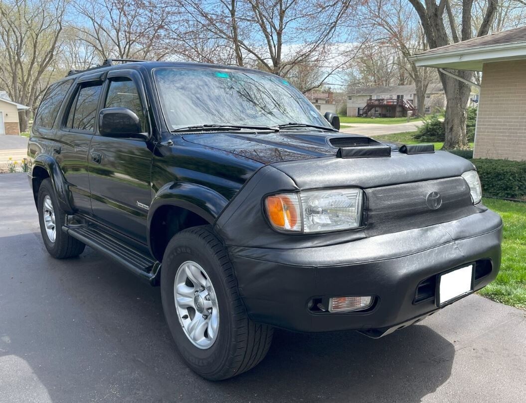 1999-2002 Toyota 4Runner W/O Flares Colgan Front End Mask Bra 2pc Fits ...