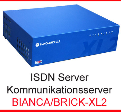 KOMMUNIKATIONSSERVER ISDN SERVER BINTEC BIANCA/BRICK XL2 ROUTER MIT ...