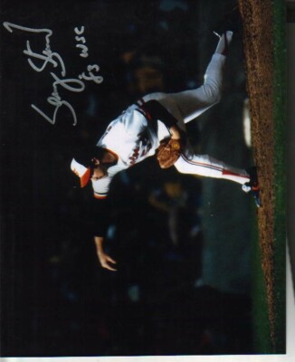 Sammy Stewart Autographed 8x10 Photo Baltimore Orioles IN PERSON D.18 ...