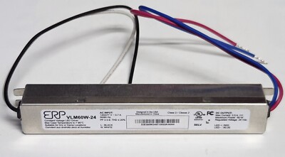 ERP VLM60W 24 Constant Voltage LED Driver Input 120 277 VAC Output 24 ...
