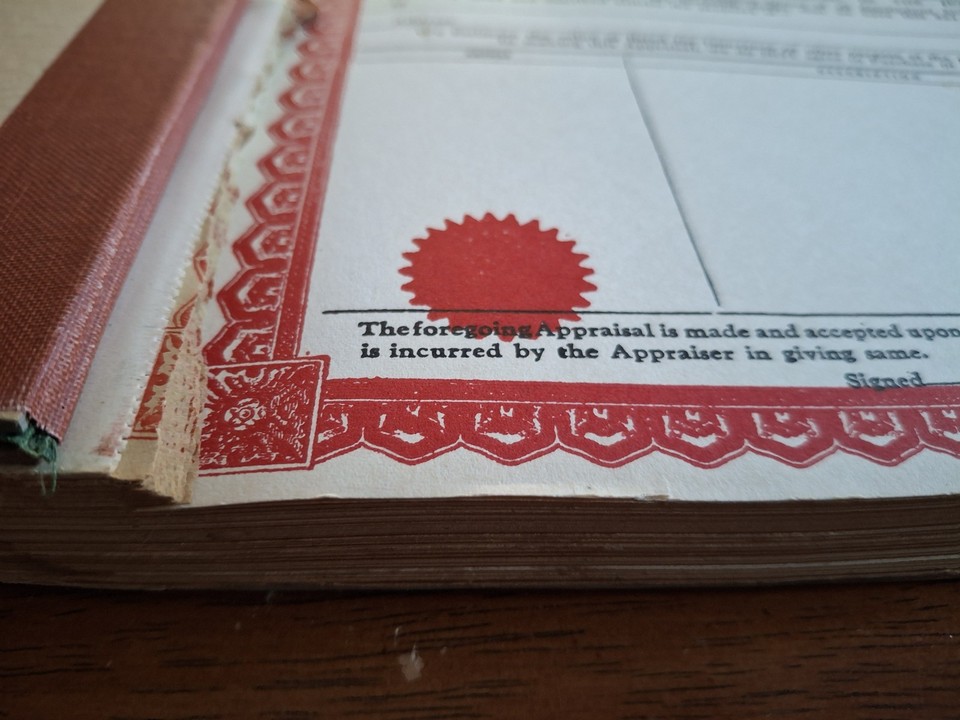VINTAGE Jewelers Jewelry Appraisal Forms Book | eBay