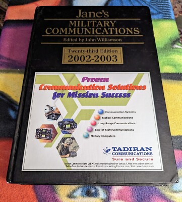 'Jane's Military Communications' (2002-2003)- HTF! VERY RARE ...