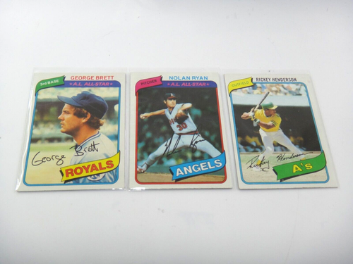 (S) 1980 Topps Baseball Complete Set Henderson RC NM-MNT | eBay