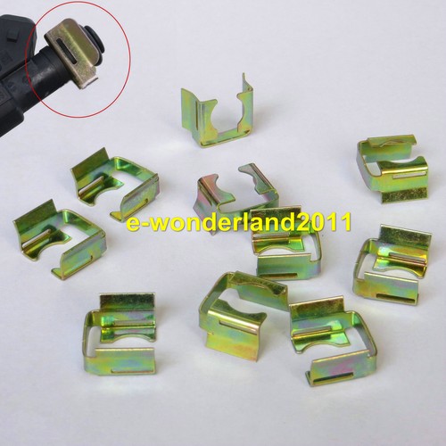 10×Fuel injector clips fits all standard injectors - fit Ford, GM ...