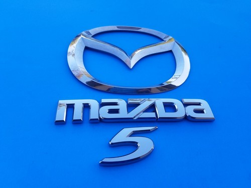 11 12 13 14 MAZDA 5 MAZDA5 REAR GATE LID EMBLEM LOGO BADGE SYMBOL OEM ...