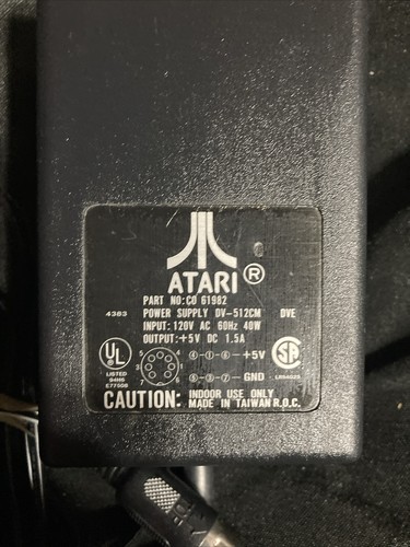 Atari CX - 2000/2600 120V Power Chord | eBay