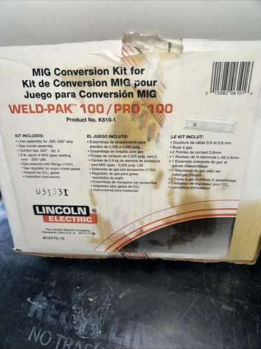 NEW IN BOX Lincoln MIG Conversion Kit K610-1 | eBay