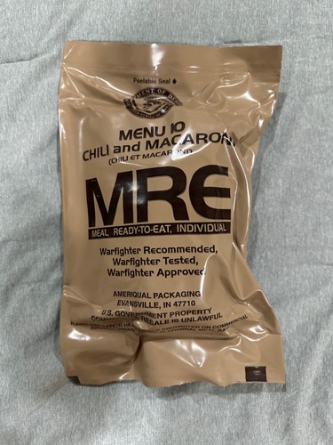 USGI US Military MRE RANDOM ENTIRE MRE INSP 2025 | eBay