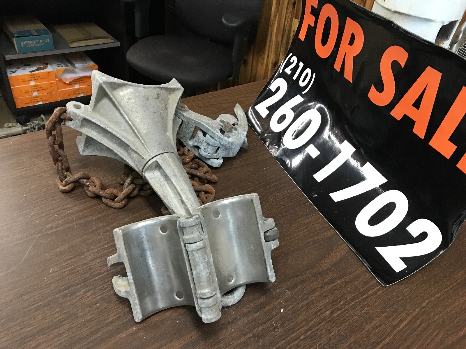 Chance M4740-6 Single Lever Lift Lineman Wire Tong Saddle Support Pole ...