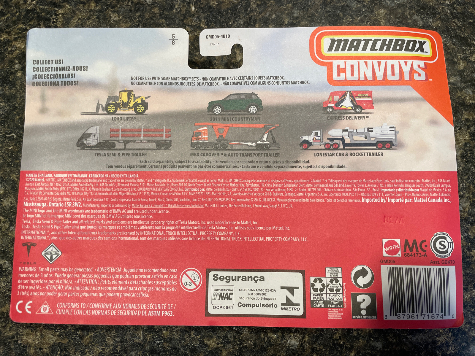 Matchbox Convoys Series Box Trailer with Model S Tesla for sale online ...