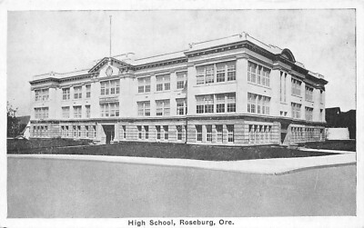 # B4042 ROSEBURG, OR. POSTCARD, HIGH SCHOOL | eBay
