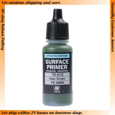 Vallejo #70612 Acrylic Polyurethane - NATO Green FS34094 Surface Primer ...