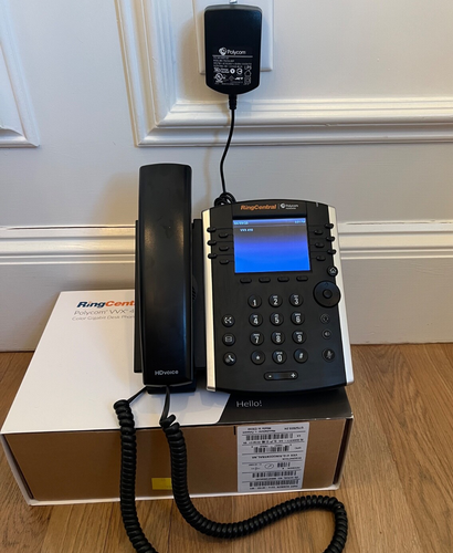 Polycom VVX410 12-Line VoIP Business Phone with HD Voice (RingCentral ...
