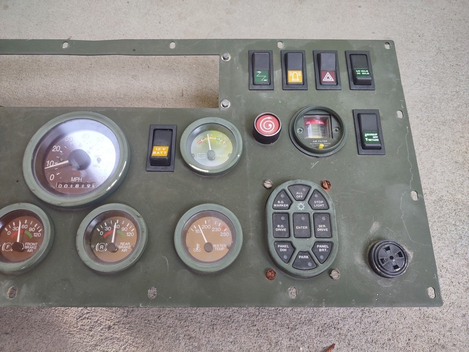 LMTV FMTV Dash Cluster Gauge Instrument Panel Gauges M1078 M1088 M1079 ...