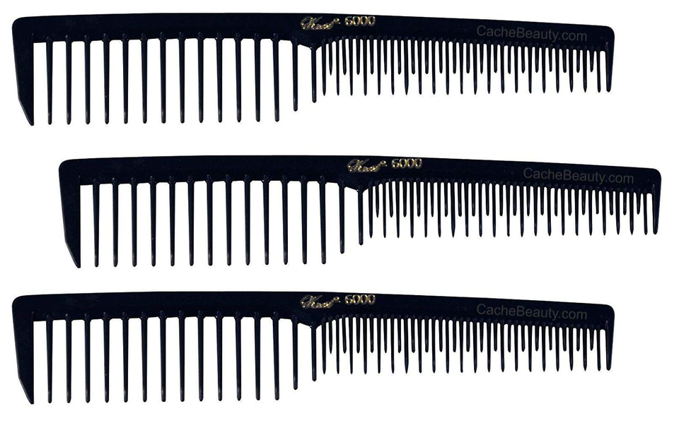 Krest Black Space Tooth Comb #6000 (3 - PACK) | eBay