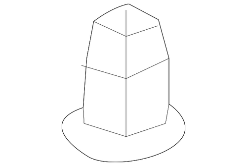 Genuine Nissan Rocker Molding Grommet 76848-AL500 | eBay