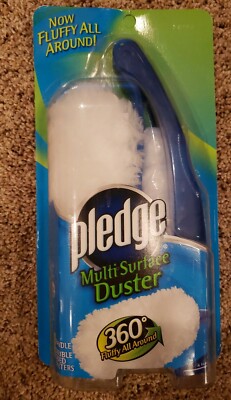 Pledge Multi Surface Duster 360 Fluffy All Around Starter Kit 1 Handle ...