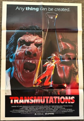 Transmutations 1985 Underworld Clive Barker Horror Original 27x41 Movie ...