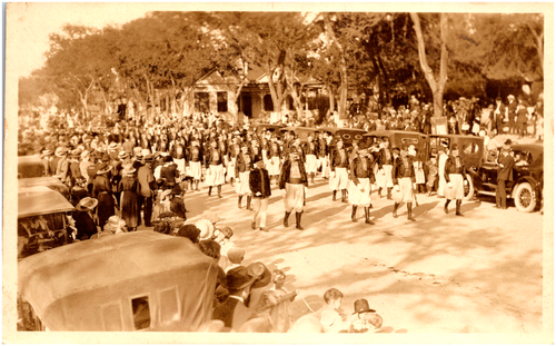 French Algerian Colonial Troops in U.S. Parade Post-WW1 1918 RPPC ...