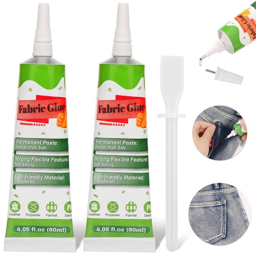 Fabric Glue Mighty Mend it Fabric Glue Permanent Clear Washable ...