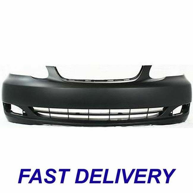 New Front Primed Bumper Cover Fits Toyota Corolla TO1000297 | eBay
