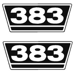 IHC Traktor Aufkleber 2 x Typenaufkleber 383 Logo Emblem Sticker Label ...
