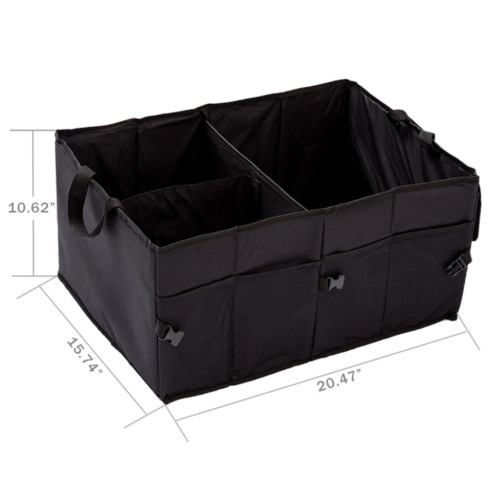 Trunk Cargo Organizer Folding Collapsible Caddy Storage Bag Bin Car ...