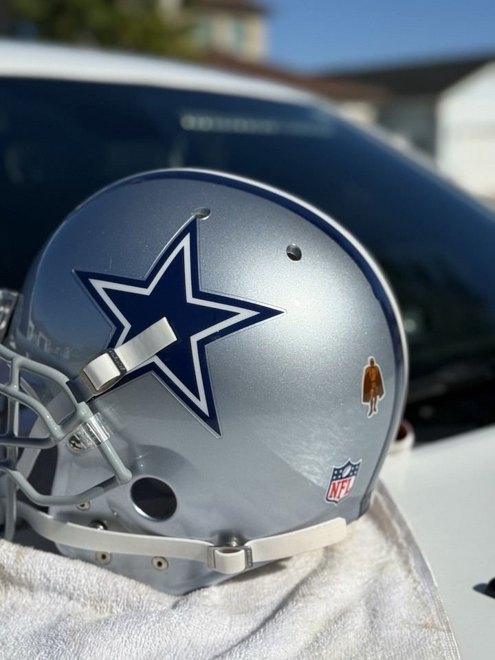 DALLAS COWBOYS JASON WITTEN CUSTOM SCHUTT AIR FULL SIZE FOOTBALL HELMET ...