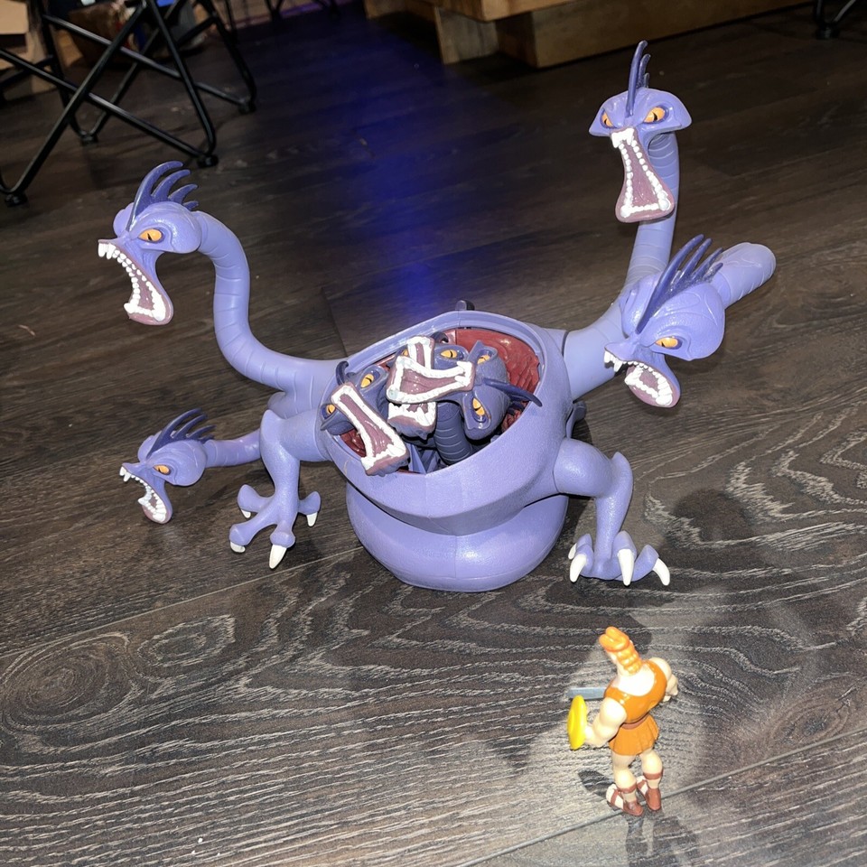 1997 Mattel Disney Terrifying Hydra Hercules Animated Movie Factory ...