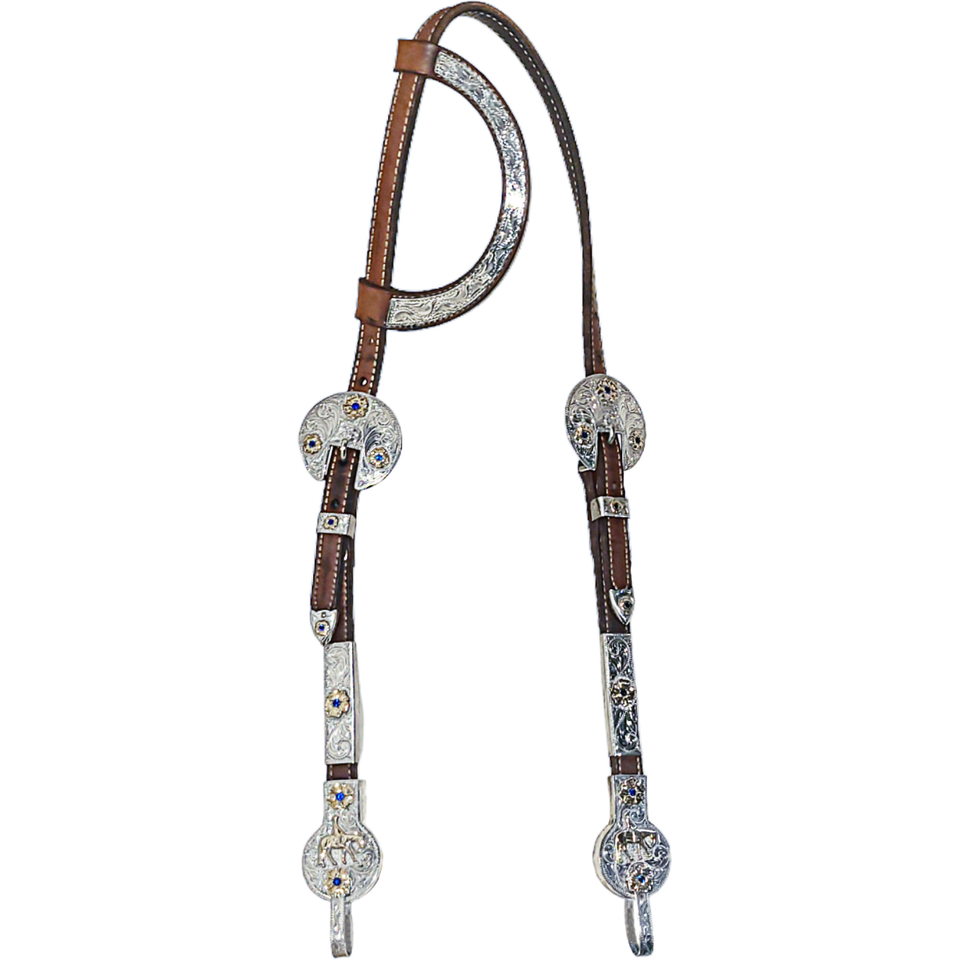 Carlos Silversmith Roseville Sterling Silver Bit Clips Pleasure Horse ...