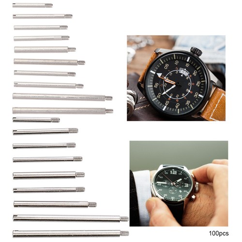 Metal 10 Sizes Watch Band Strap Screw Set Watch Repair Tool Accessories ...