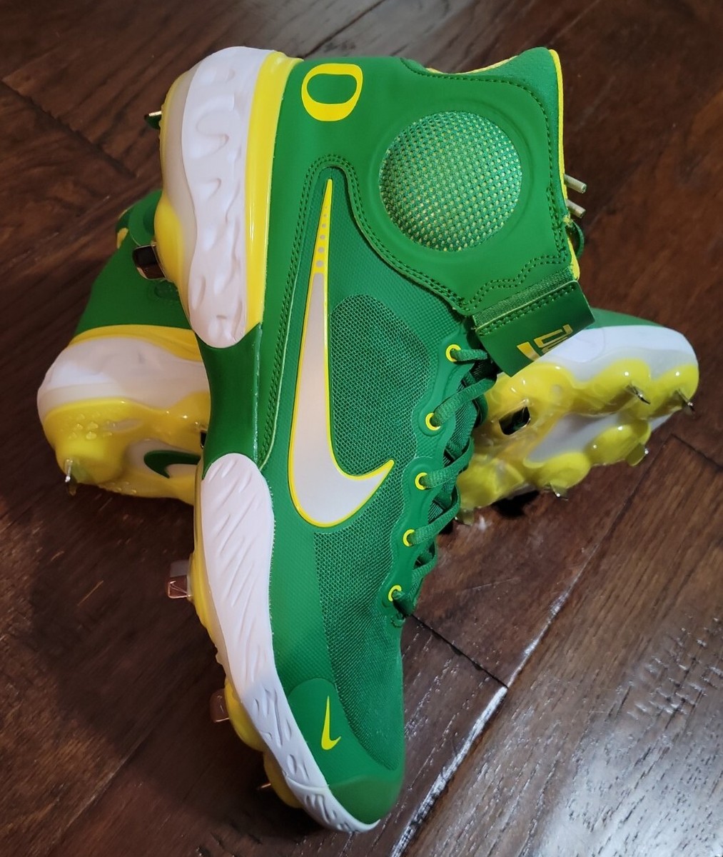 NIKE OREGON DUCKS ALPHA HUARACHE ELITE 3 PE BASEBALL CLEATS NIKE OREGON DUCKS ALPHA HUARACHE ELITE 3 PE BASEBALL CLEATS