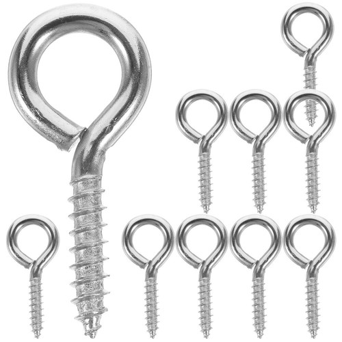10 Pcs Sheep Eye Nails Small Mini Eyelet Screws Eyes Hooks Pin Eyelets ...