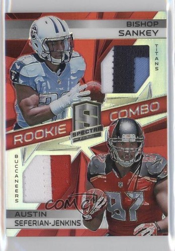 2014 Panini Spectra Red Prizm /10 Austin Seferian-Jenkins Bishop Sankey ...
