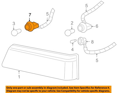 GM OEM 00-07 Avalanche 1500 Front Lamps Park Side Marker Lamps-Socket ...