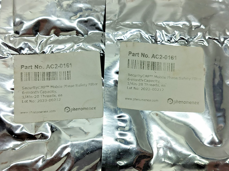 Lot Of 5 Phenomenex AC2-0161 SecurityCAP Mobile Phase Safety Filter ...