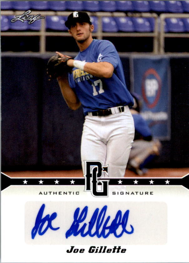 2013 Leaf Perfect Game Autographs #JG1 Joe Gillette Auto | eBay