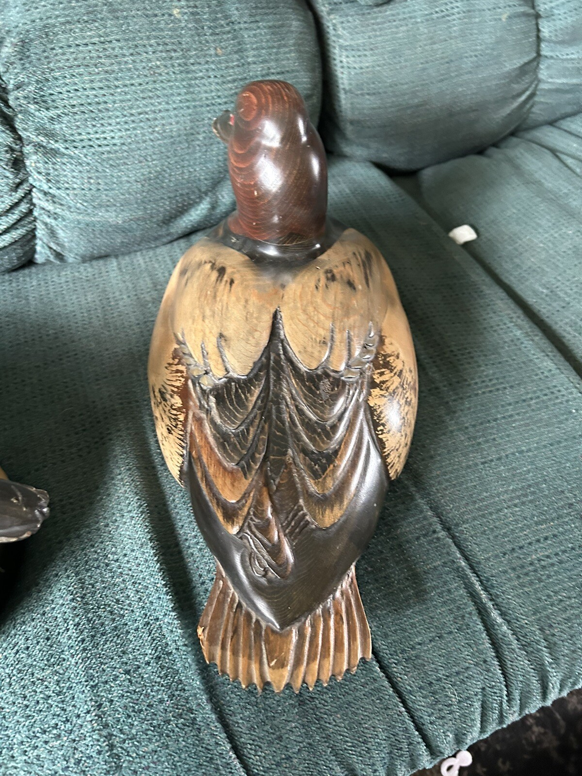 DUCKS UNLIMITED TOM TABER BULL DRAKE CANVASBACK DECOY! MEDALLION ! | eBay