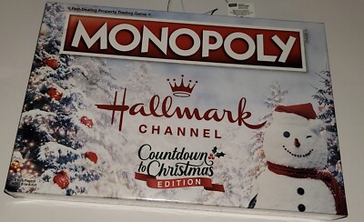 Monopoly Hallmark Channel Countdown to Christmas 2022 Edition Board ...